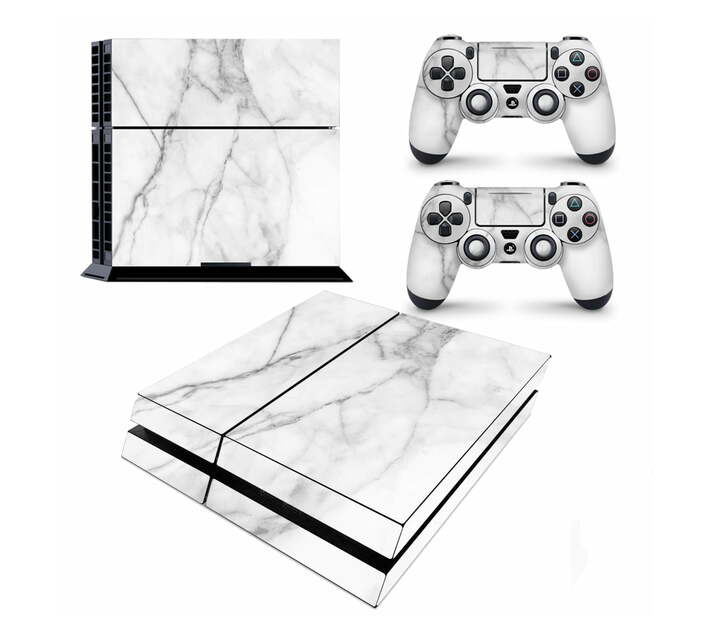 SkinNit Decal Skin For PS4: White Marble | Makro