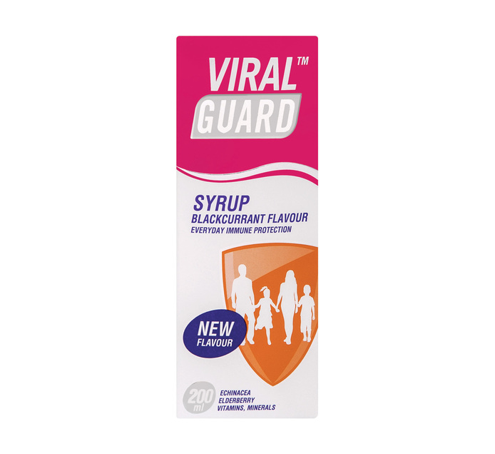 Viral Guard Guard Syrup Blackcurrant (1 x 200ml) | Makro