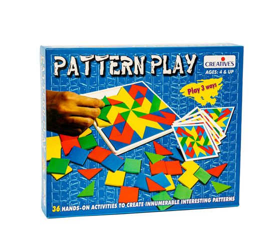 Creatives Pattern Play (Includes Pattern Cards, Shapes, Spinners, Tray ...