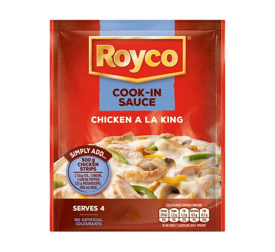 Royco Dry Cook-in-Sauce Chicken a la King (20 x 54g) | Makro
