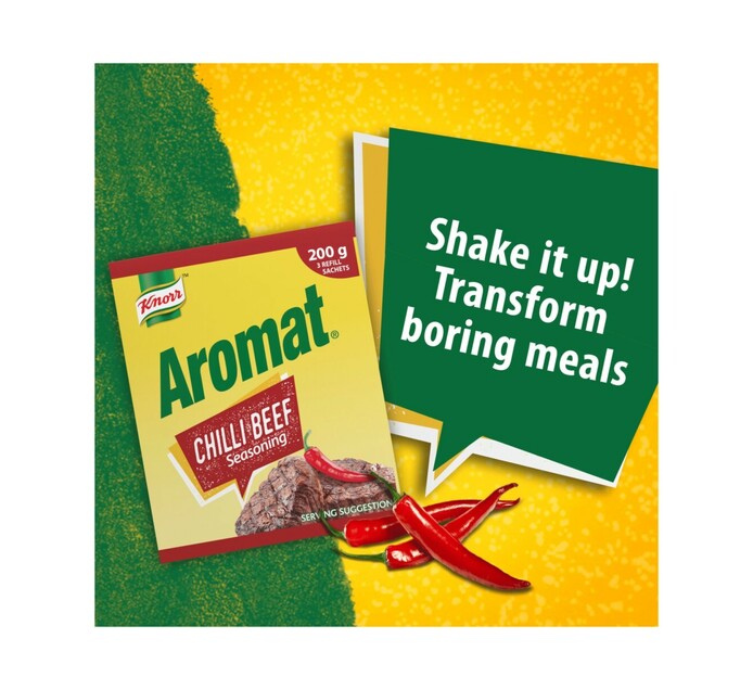Knorr Aromat Refilll Triopack Chilli Beef (5 x 200g) | Makro