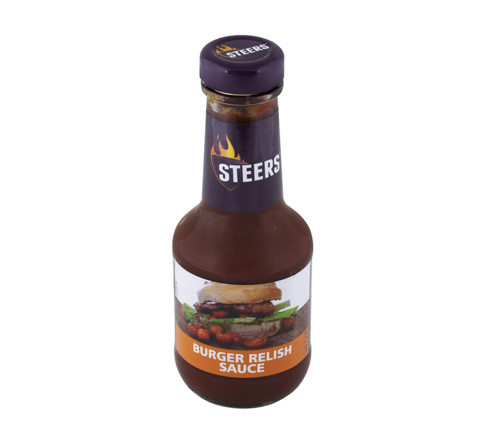Steers Sauce Burger Relish (12 x 375ml) | Other Sauces | Pour-Over ...