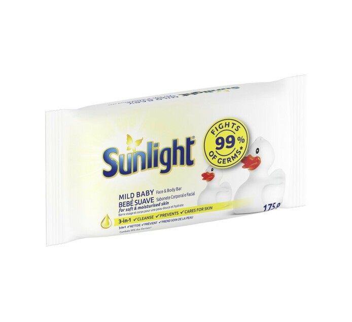 SUNLIGHT BATH SOAP 175G, MILD BABY | Makro