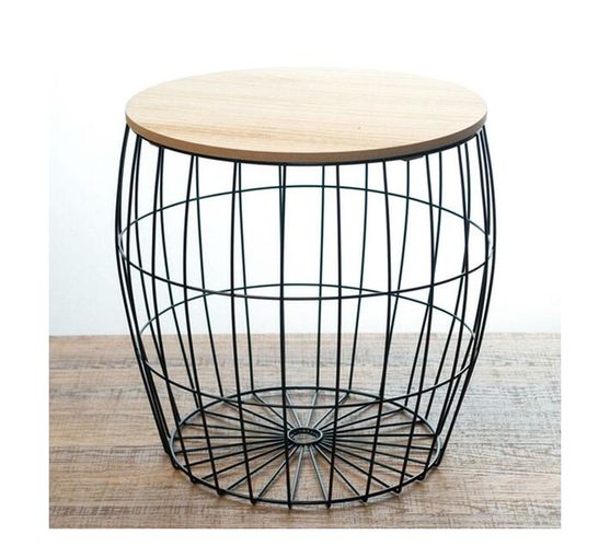 Eco-Friendly Metal Wire Side Tables - Set of 3 | Makro