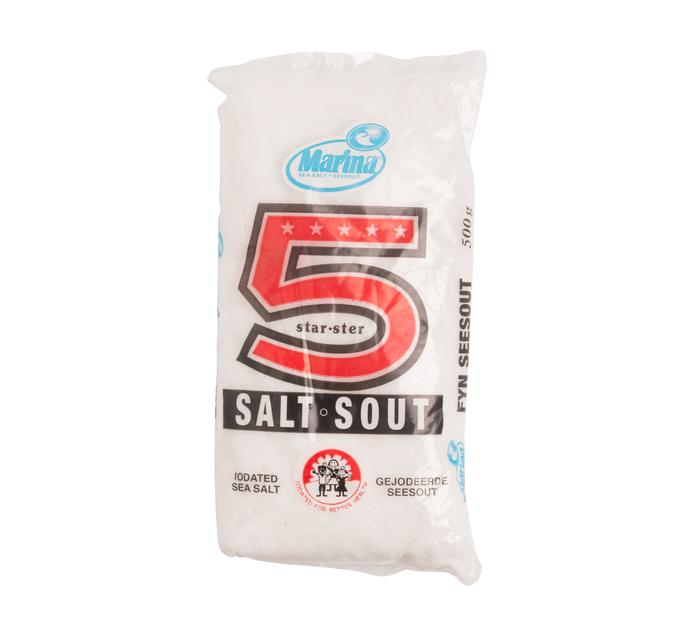 Marina Five Star Salt Polybag (40 x 500g) | Makro