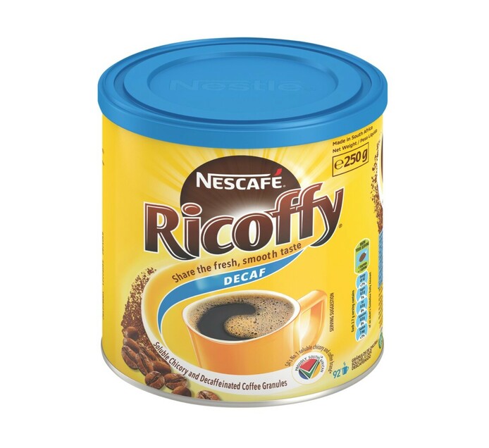 Nescafe Ricoffy Coffee Decaf (6 x 250g) | Makro