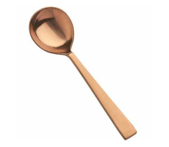 Soup Spoon 6-Piece Square Handle Colours Stainless Steel. | Makro