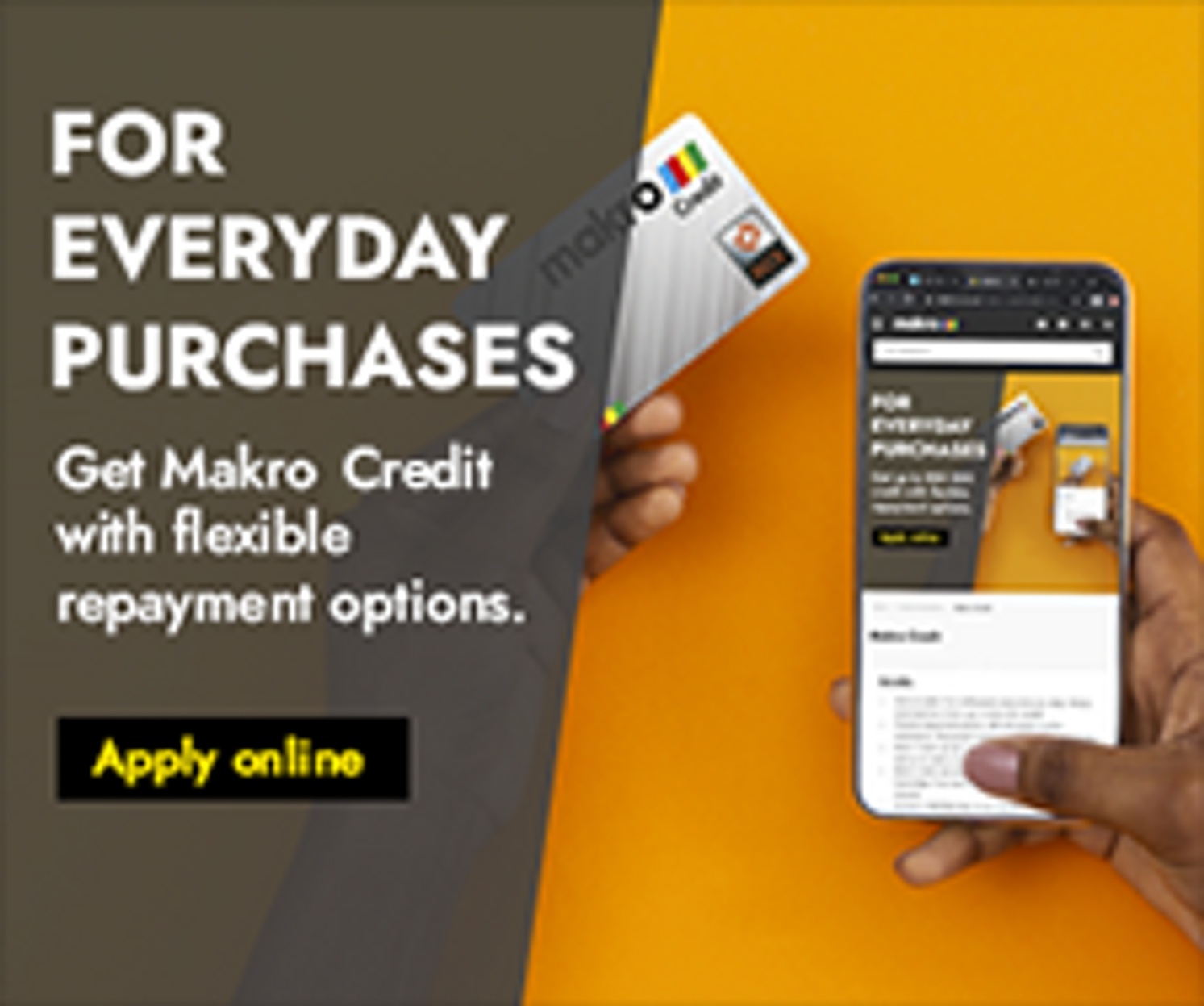 Makro Credit | Makro Online Site